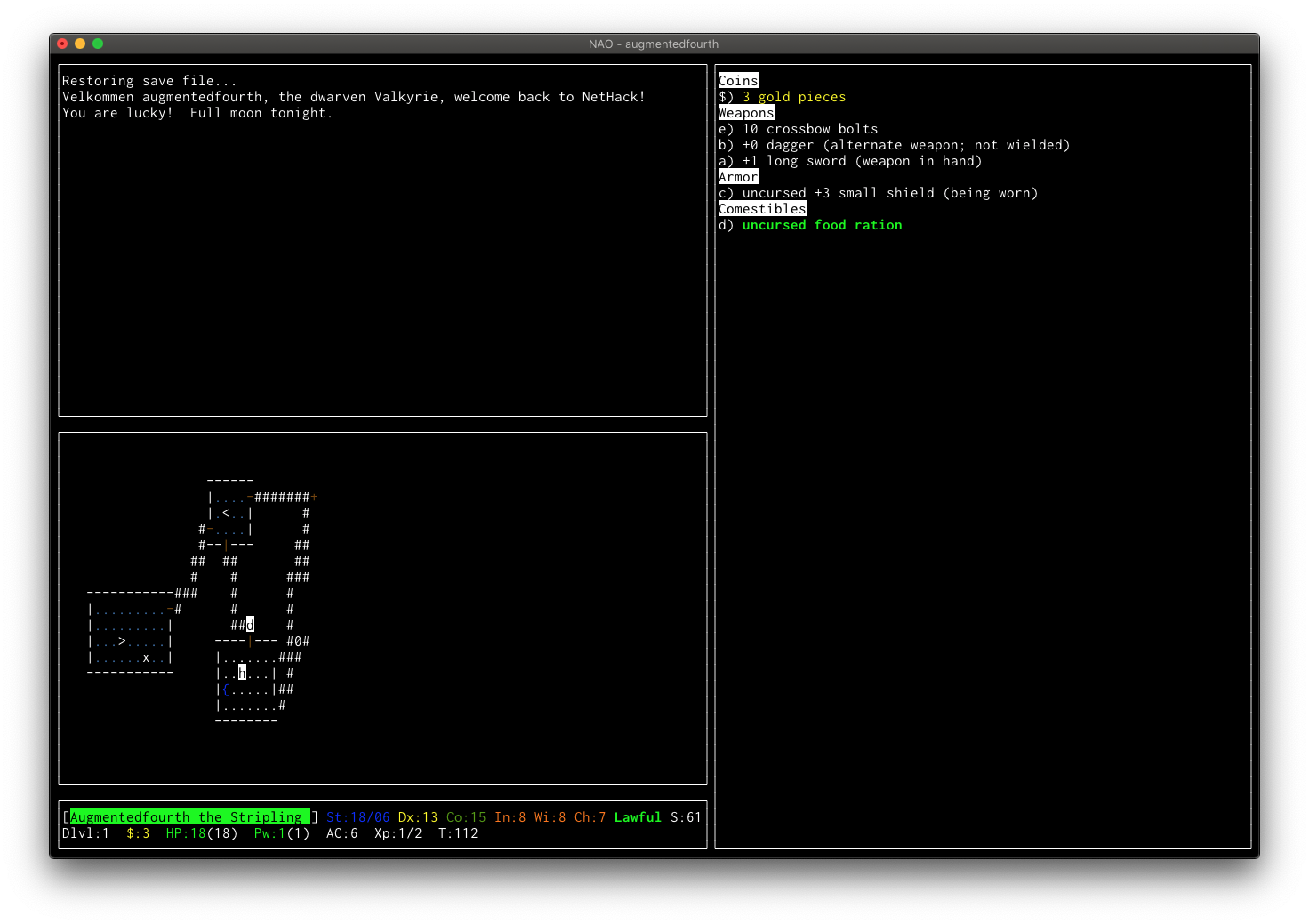Curses & boldness? : r/nethack